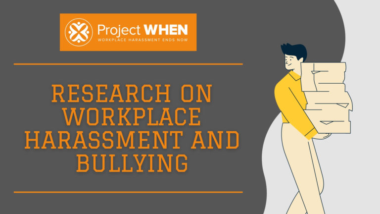 Resources to Fight Harassment in the Workplace - Project WHEN